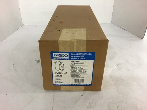 Fasco D7907 1/2 Hp Air over motor 208/230 Volts 1075 Rpm 1 Speed | eBay