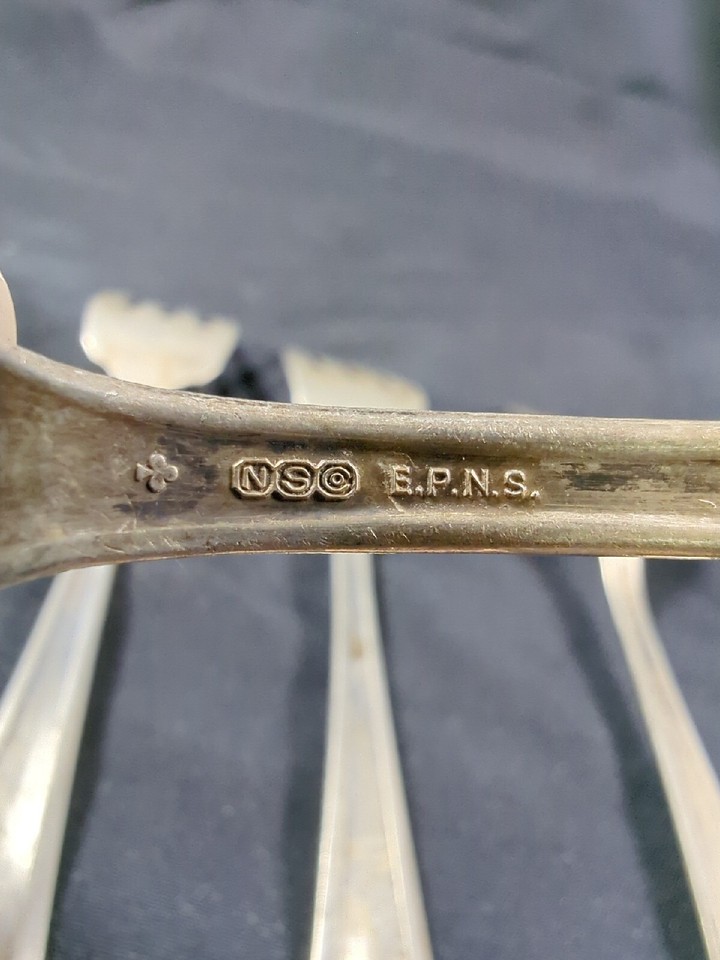 Vintage Forks Lot of 4 pcs. Of silverware National Silver Co NSC EPNS E ...