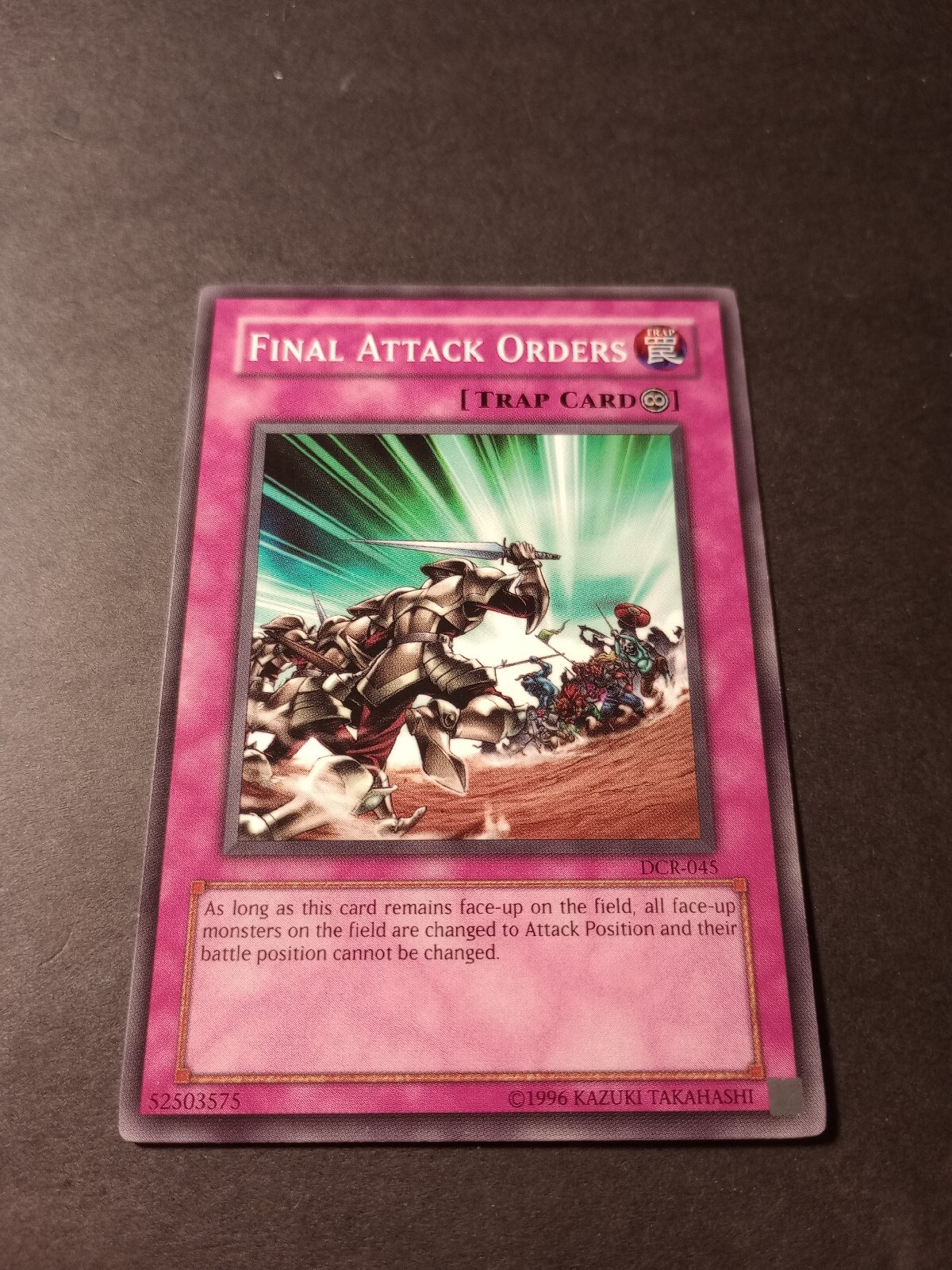 Yu-Gi-Oh! Final Attack Orders Common Trap Card DCR-045 LP | eBay