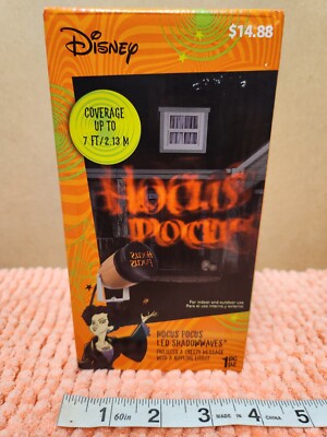 Disney Halloween "Hocus Pocus" LED Projector Shadow Waves Light NEW 🎃👻 ...