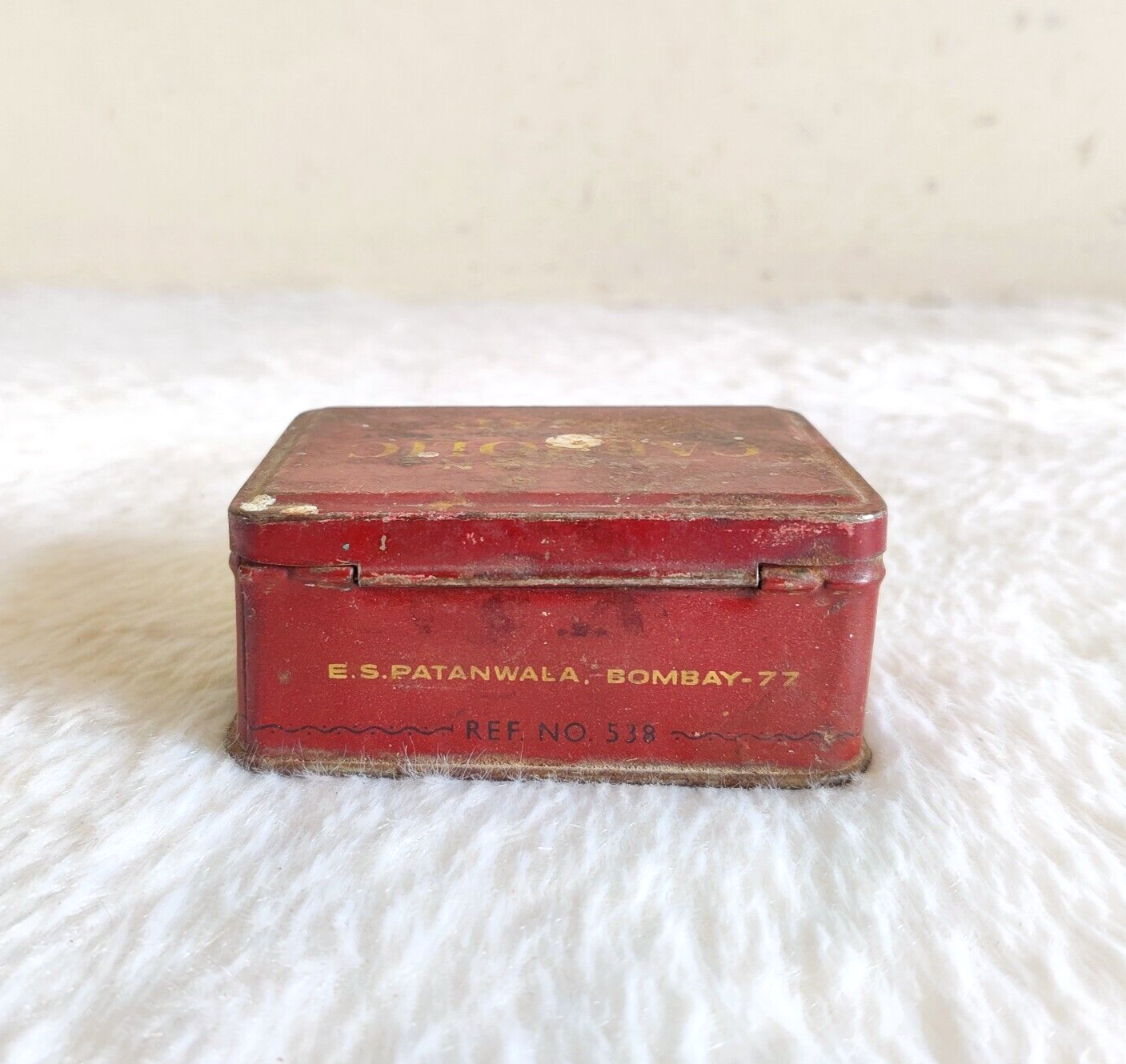 Vintage Patanwala Afghan Carbolic Glycerine Soap Advertising Tin Box ...