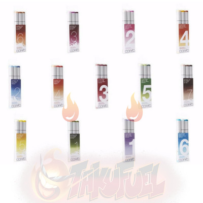 Copic Sketch Blending Trio / Color Fusion Marker 3pc Set [SELECT SET ...