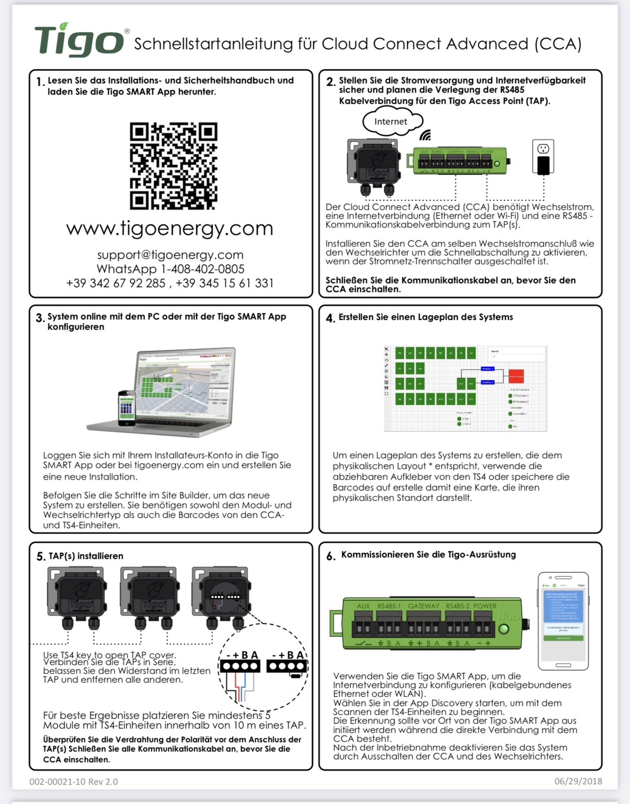 Tigo Cloud Connect Advanced Kit (CCA) Inklusive TAP Gateway und ...