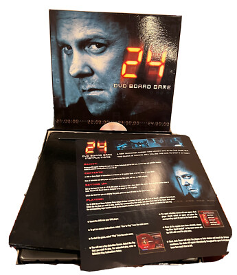 24 DVD Board Game Jack Bauer - 24 TV Show Board Game Complete Game ...