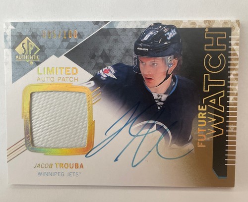 2013-14 SP Authentic - Future Watch Jacob Trouba #313 Limited Auto ...