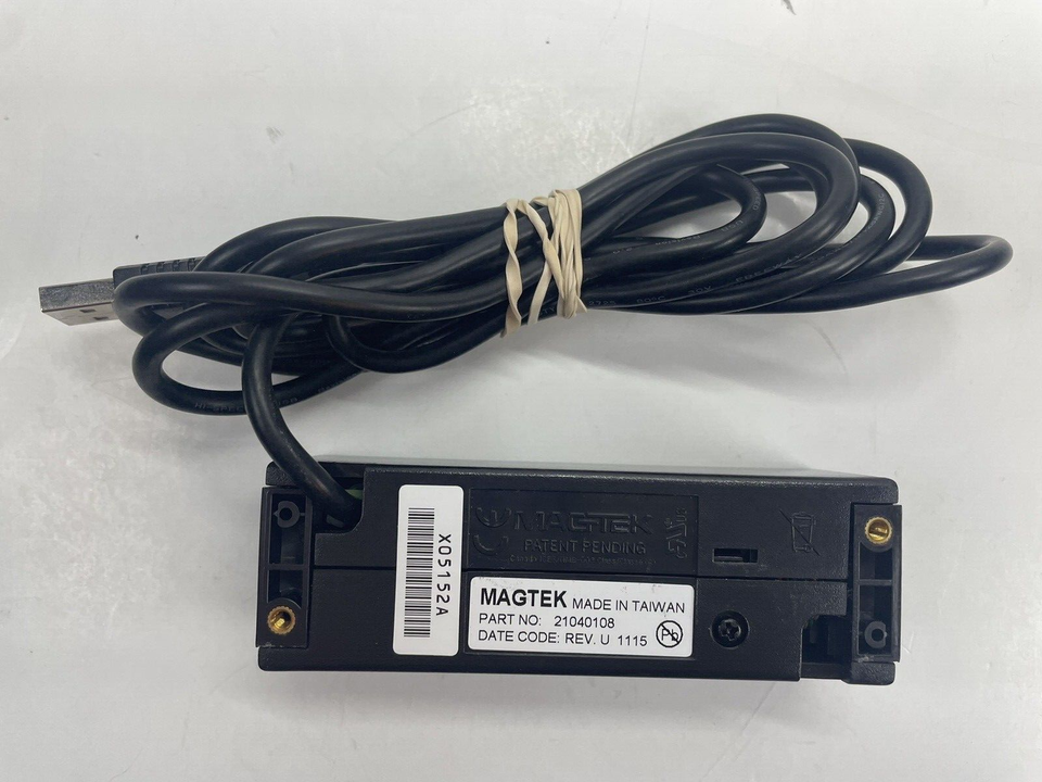 MagTek 21040108 Mini USB Magnetic Stripe Credit Card Reader | eBay