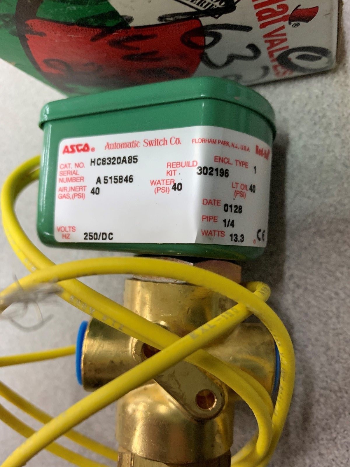 NEW IN BOX ASCO VALVE HC8320A85 | eBay