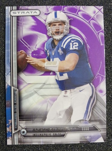 2014 Topps Strata Purple Andrew Luck #33 Indianapolis Colts | eBay