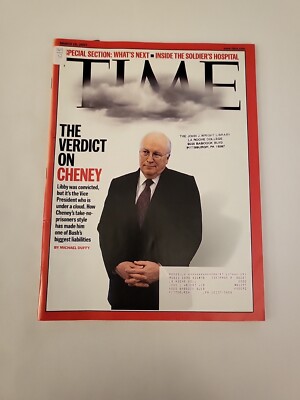 2007 March 19, TIME Magazine, Verdict On Cheney, (CP232) | eBay