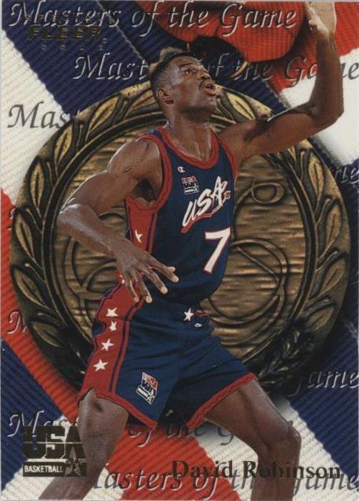 1996 Fleer USA Basketball - Masters of the Game David Robinson #38 for ...
