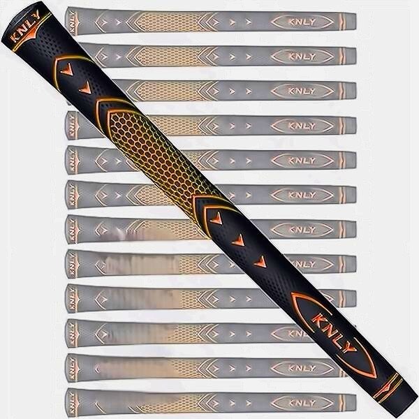 CLOSEOUT ONLY $3 PER GRIP! KNLY Soft V-Grip - Standard - 13 Pcs - Gold on Black | eBay