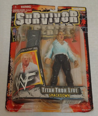 Vintage 1999 WWF Jakks BCA MOC Figure WWE Titan Tron Live TTL Brood ...
