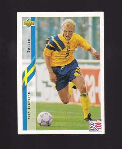 1994 Upper Deck World Cup Klas Ingesson #89 Sweden | eBay