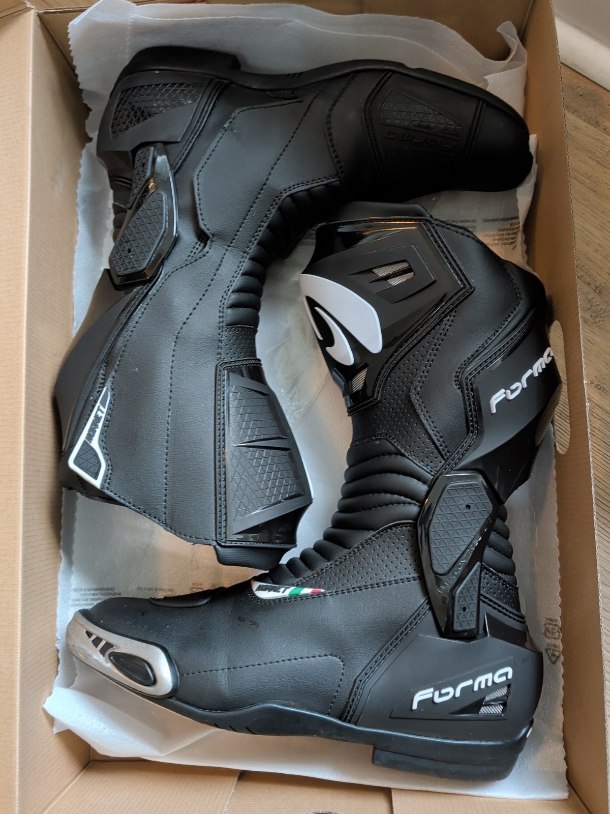Forma Hornet Racing Boots sports track road race street riding gear ...