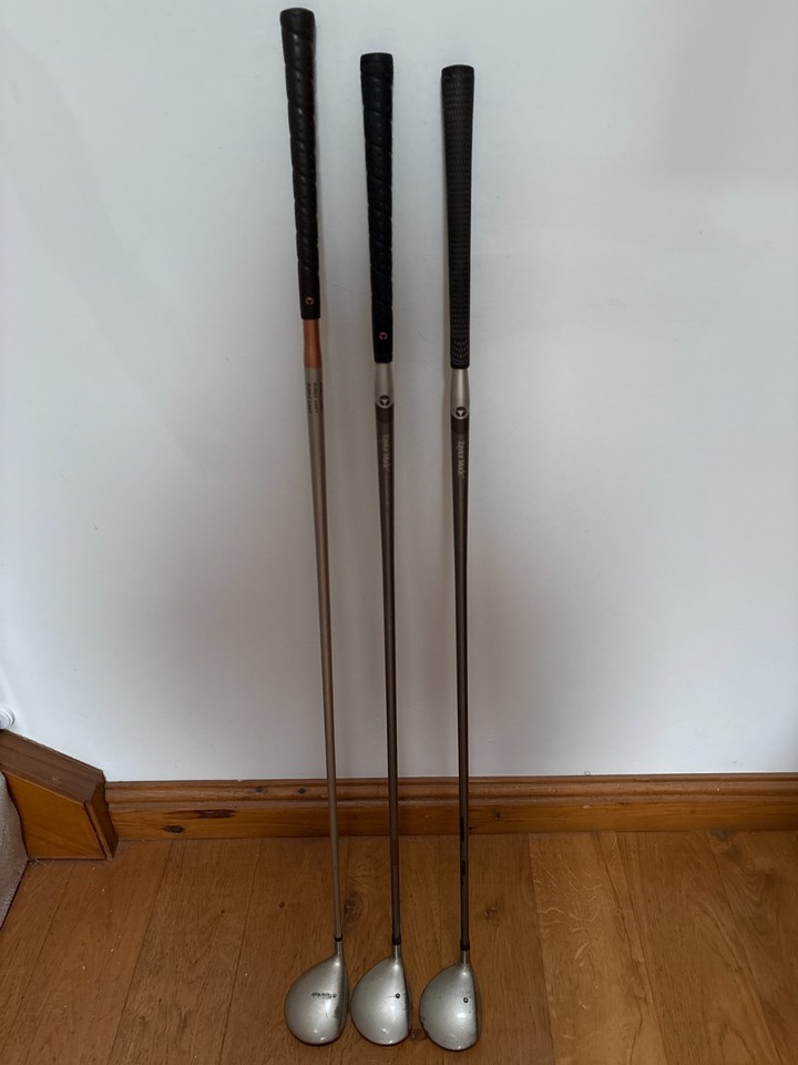 TaylorMade Burner Golf Clubs 1-Wood Driver 3-Wood 5-Wood Mix Bubble ...