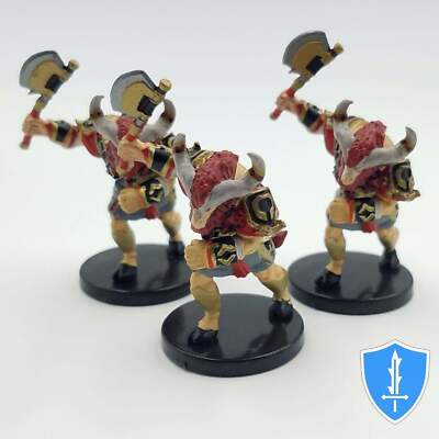 Minotaur Fighter x3 - Mythic Odysseys of Theros #19 D&D MTG Miniature ...