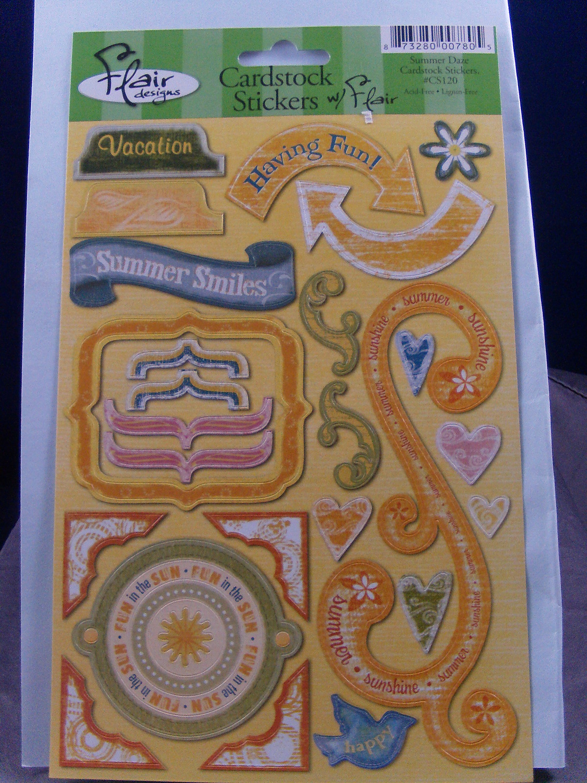 NEW FLAIR STICKERS SUMMER DAZE CS120 1889 | eBay