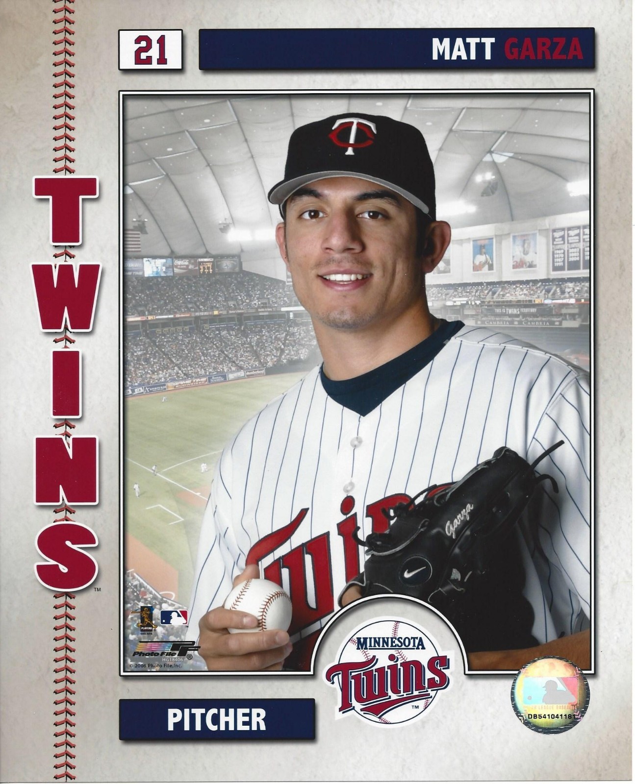 MATT GARZA 8X10 PHOTO MINNESOTA TWINS BASEBALL PICTURE MLB | eBay