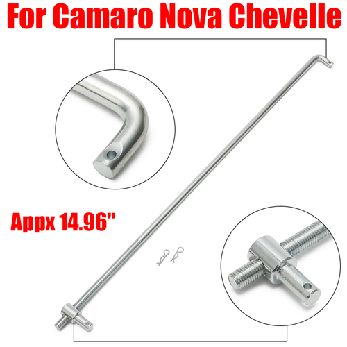 Throttle Rod Universal w/ Clip Accelerator Adjustable For Camaro Nova ...