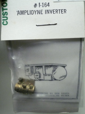 Custom Finishing HO Amplidyne electromechanical Inverter AC-DC "BRASS ...