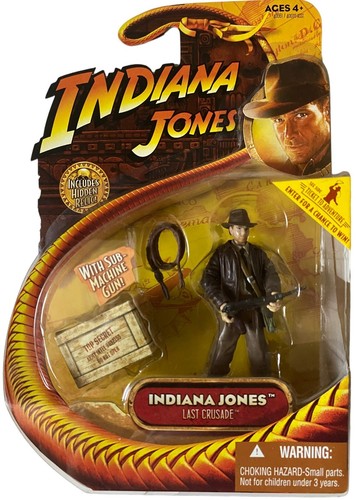 Indiana Jones Last Crusade w Submachine Gun Action Figure NEW 2008 Nice ...