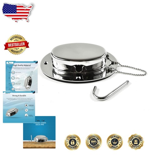 Stainless Steel Hinged Chain Deck Pipe for Boats & Yachts - Easy ...