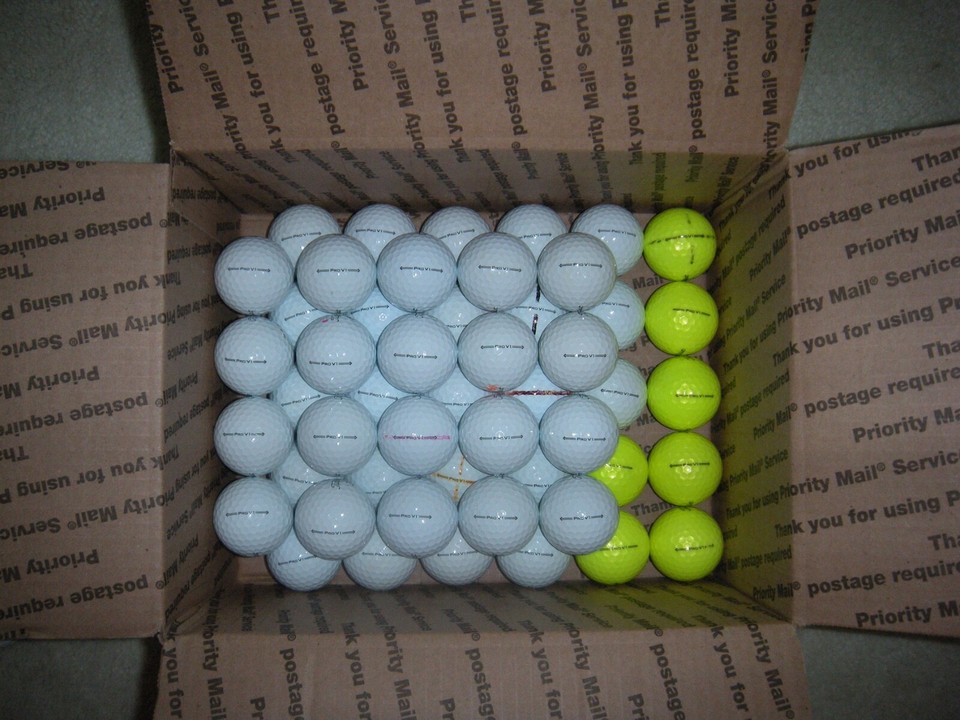 114 Titleist ProV1 Golf Balls [7 Yellow](2021-2024) in MINT Condition ...