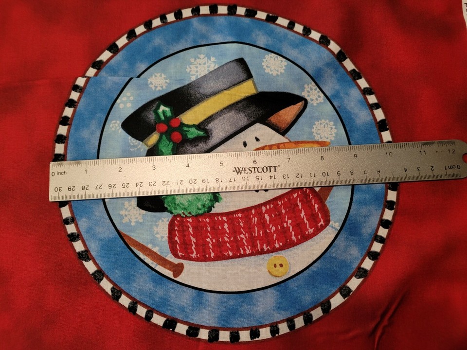 Let It Snow Panel 23x42 Debra Jordan Bryan VIP Snowmen blocks | eBay