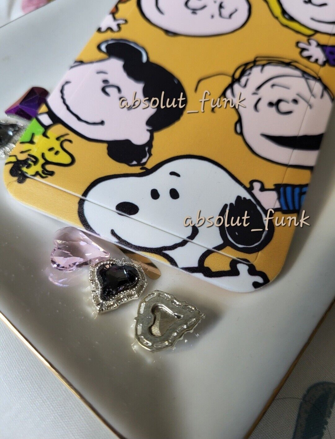 Snoopy Peanuts Card ID Badge Photocard Holder Pass Case Photo Display ...