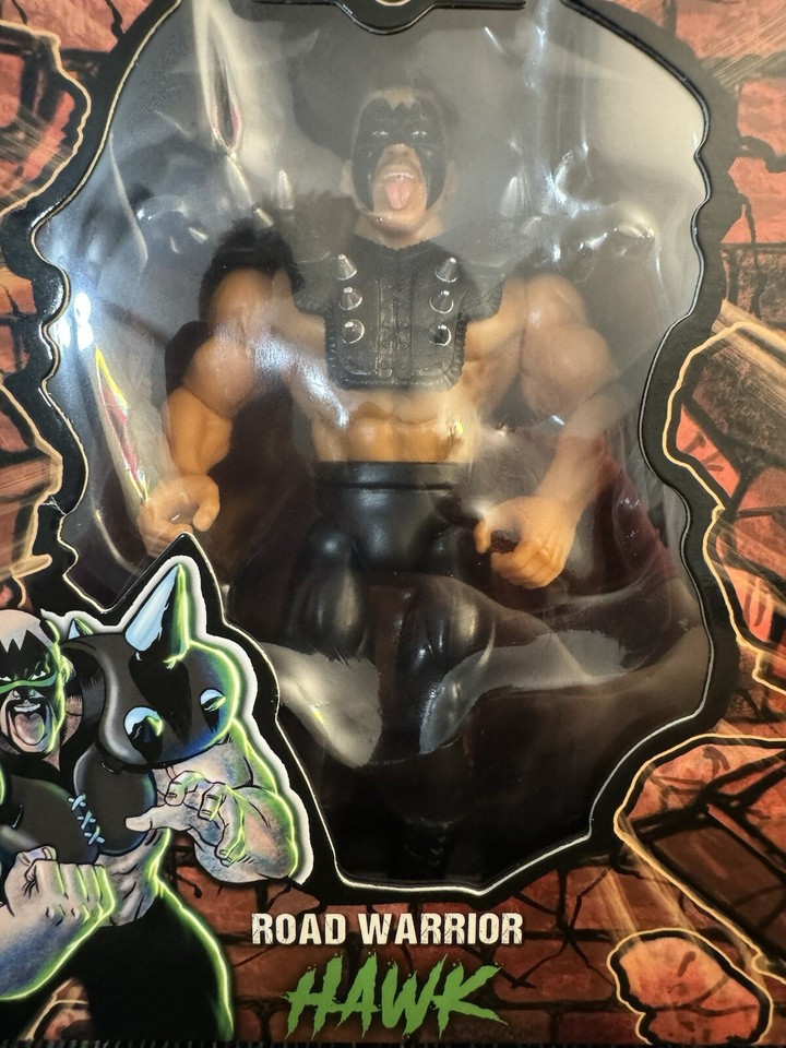 Asylum All-Stars, Big Rubber Guys, WWE Elite Legends Road Warriors Hawk ...