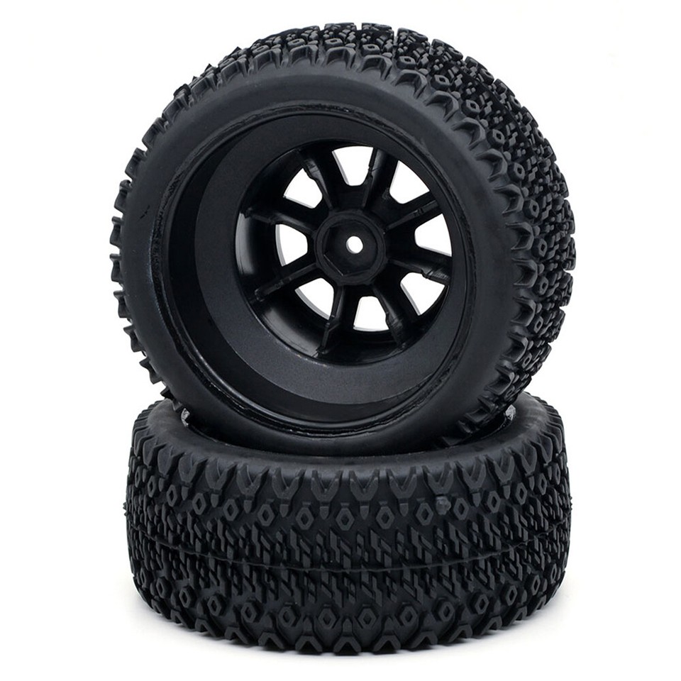 4pcs RC Rubber Tires Wheels for 1/10 Short Course Truck Traxxas Slash ...