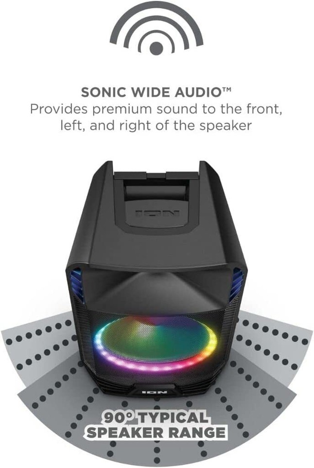 ION Total PA Extreme High-Power Bluetooth DJ Speaker System - Party ...