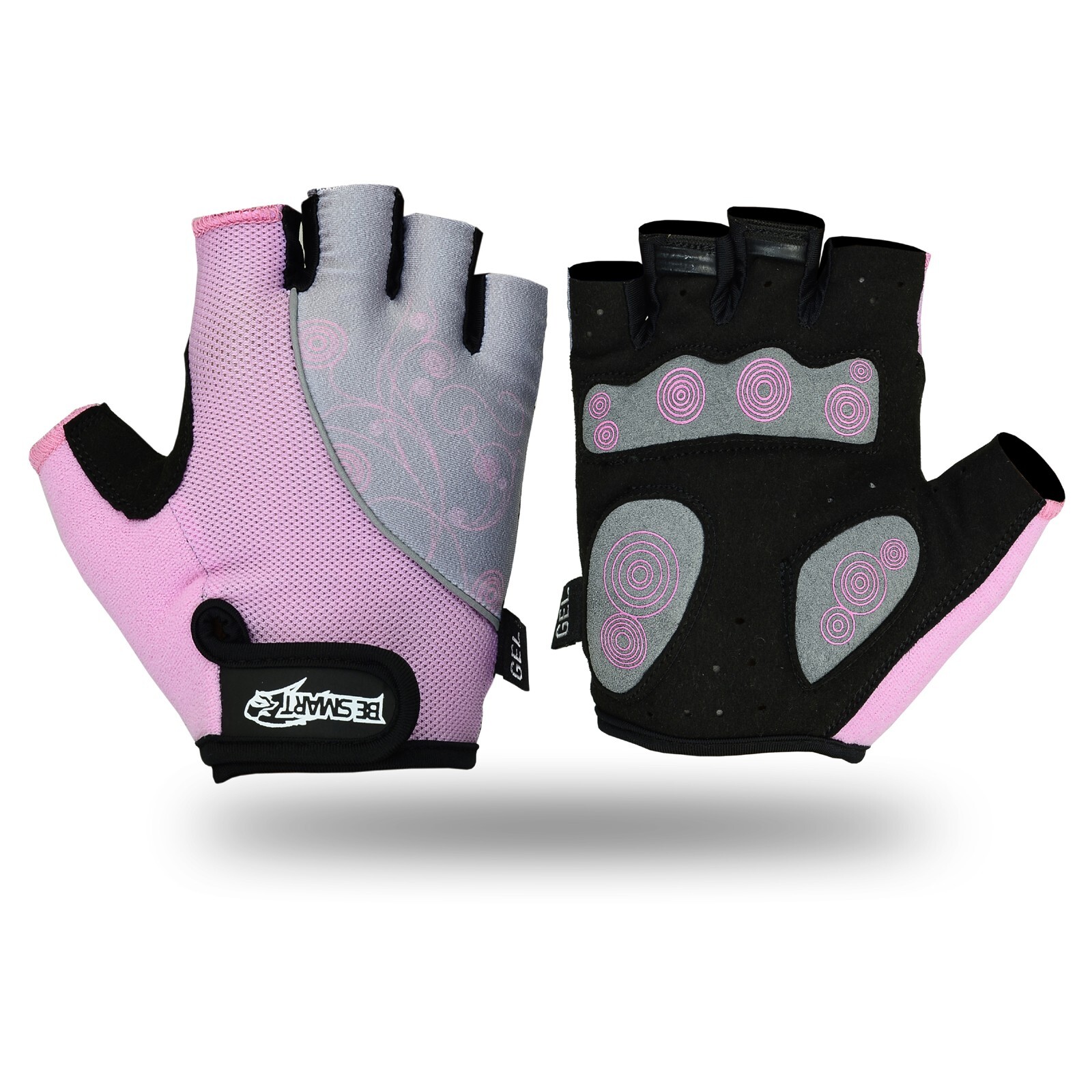 Weight Lifting Gym Palm Gel Pad Hand Grips Wrist Support Straps ...