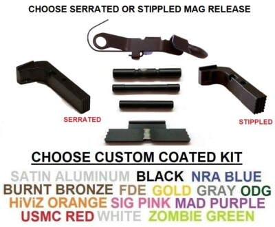 GHOST SLIDE STOP, Extended Control Kit, Mag Release For GLOCK 20 21 29 ...