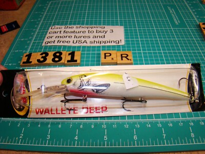 V1381 PR BANDIT DEEP WALLEYE COOL COLOR NEW ON CARD NIB BOX | eBay