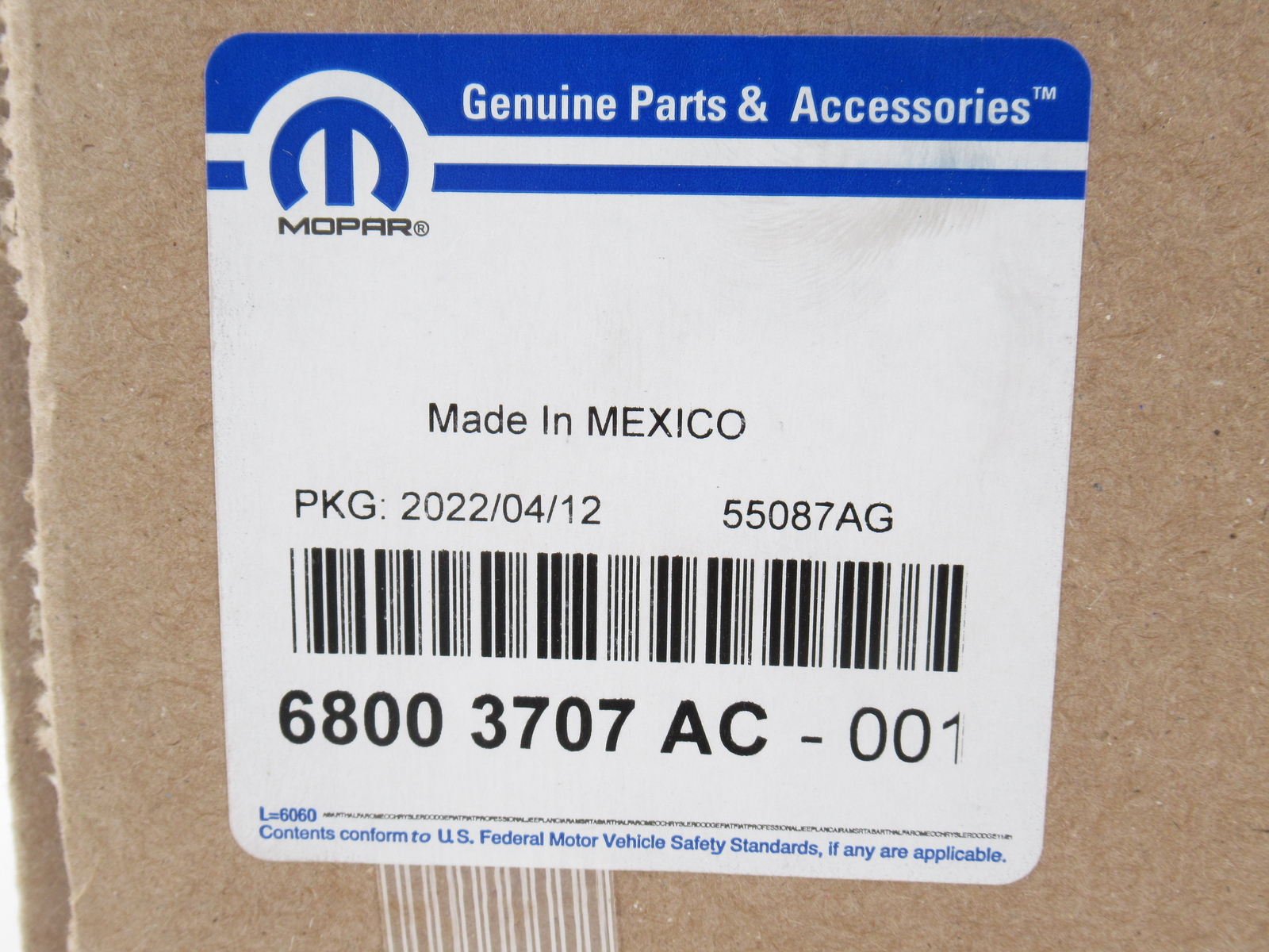 Genuine OEM Mopar Chrysler Dodge Jeep 68003707AC Driver LH Front Brake ...