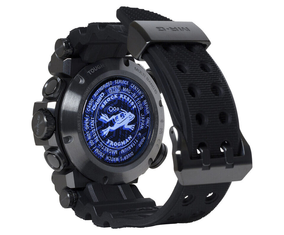 Casio G-Shock MR-G Frogman Titanium Armor Clad Solar Men's Watch MRG ...