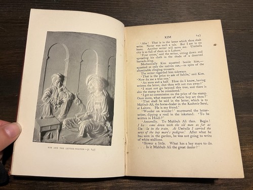 1901 “KIM” Rudyard Kipling First UK Edition Red Cloth Illustrated ...