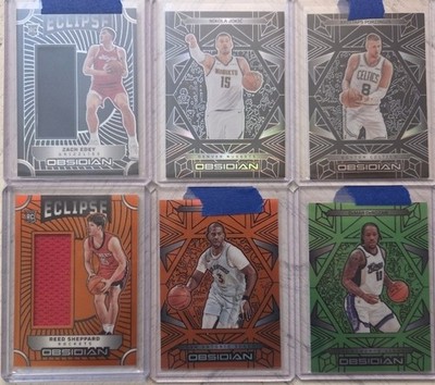 Licensed Panini Obsidian - LOT of 6 Cards - 4 Numbered | eBay