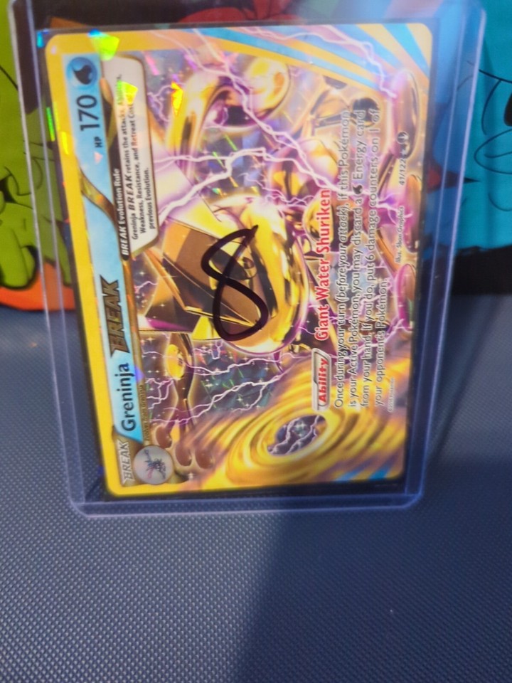 Greninja BREAK 41/122 Full Art Ultra Rare Breakpoint Pokémon TCG NM/M ...