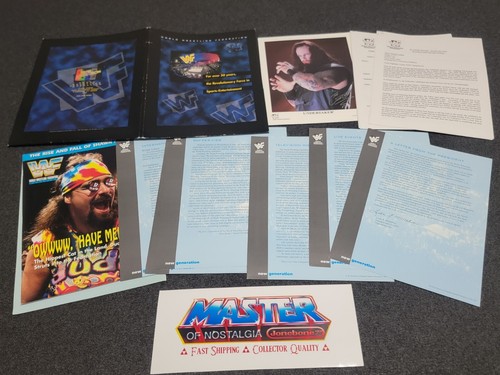 1997 WWF Bad Blood 1st Hell in Cell Press Kit Media Promo Undertaker ...