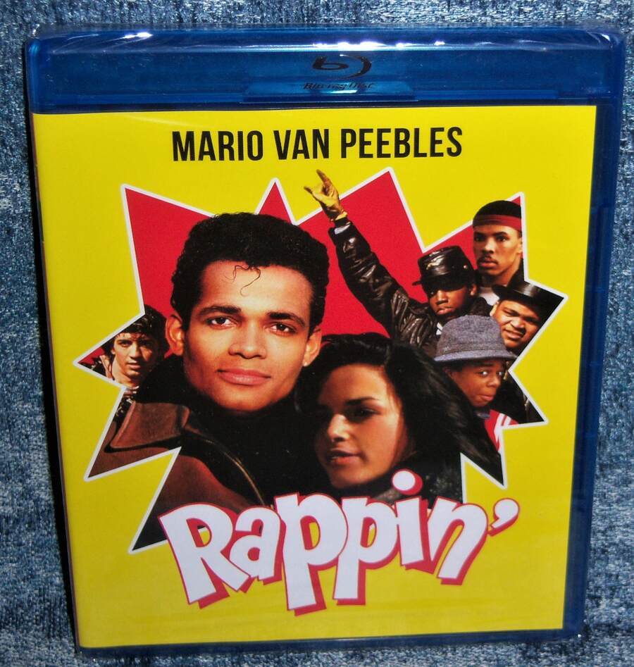 NEW RARE OOP SHOUT FACTORY MARIO VAN PEEBLES RAPPIN' RAPPIN BLU RAY ...