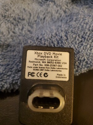 Original Xbox DVD Movie Playback Kit Dongle Only | eBay