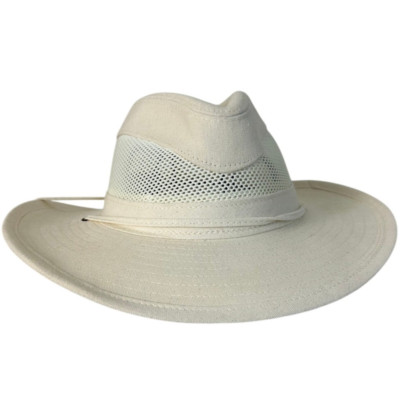 Henschel Men's Outback Vented Hard To Find Low Crown Hat UPF50 Canvas ...