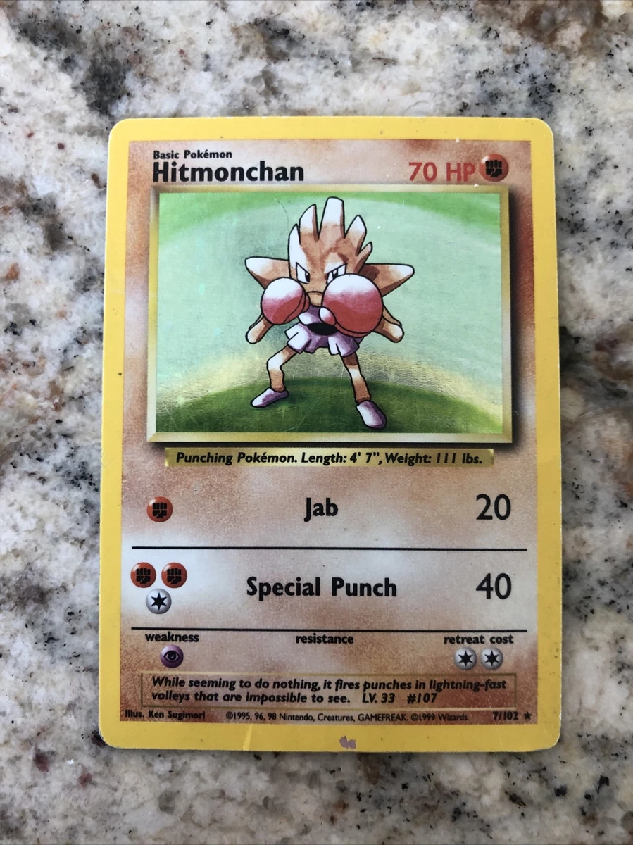 Hitmonchan Pokemon Card