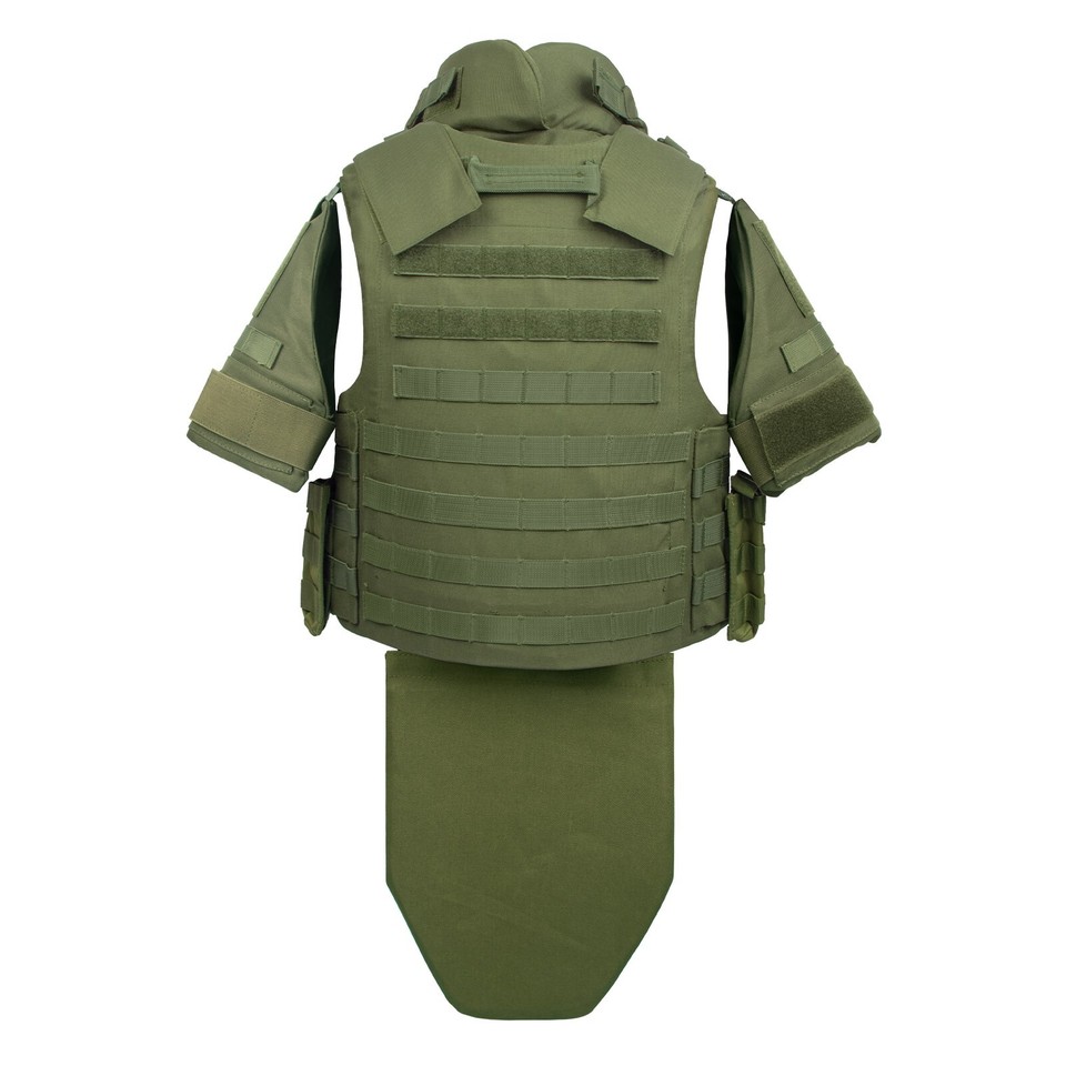 NIJ IIIA+ Tactical Ultralight Full Body Armor Plate Carrier ...