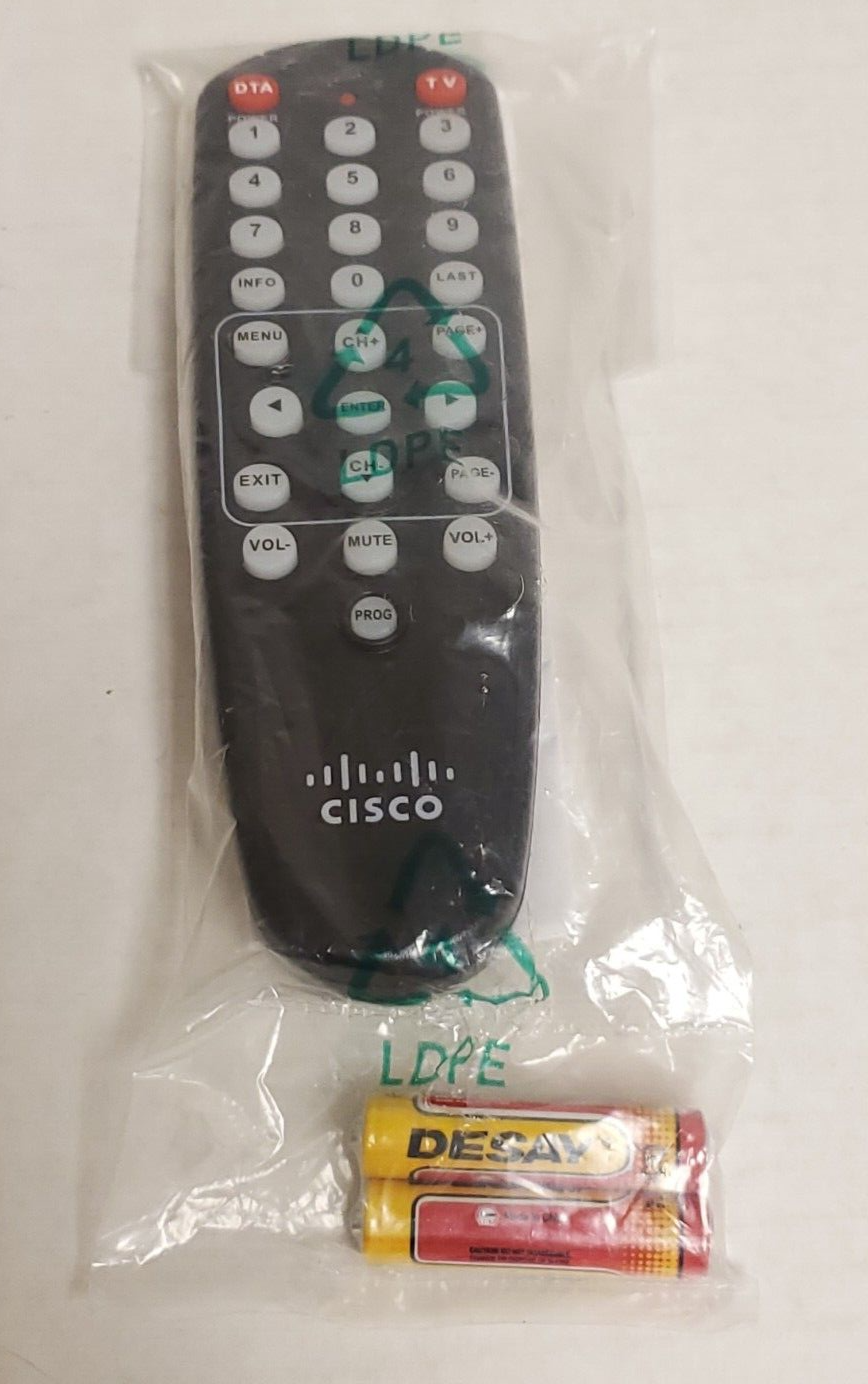 Cisco DTA HDA-IR2.2 Remote Control with Batteries Lot of 1 New in ...