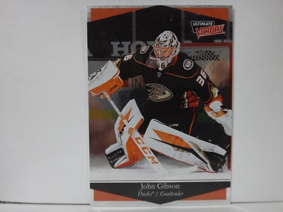 2020-21 Upper Deck Extended Series Ultimate Victory John Gibson #UV-12 ...