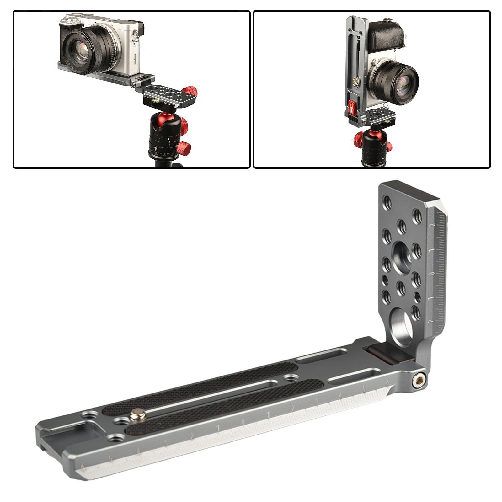 Universal Camera L Bracket Aluminum Alloy Nonslip Mount Plate for ...