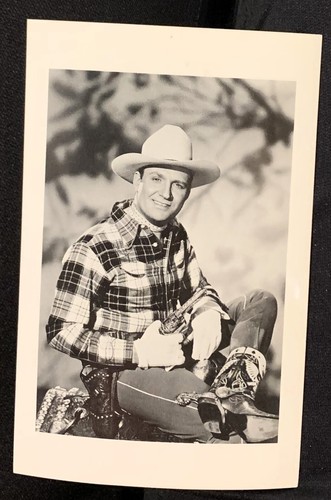 1940's Advertising Postcard Gene Autry Shirt by Sturdiboy Bon Marche ...